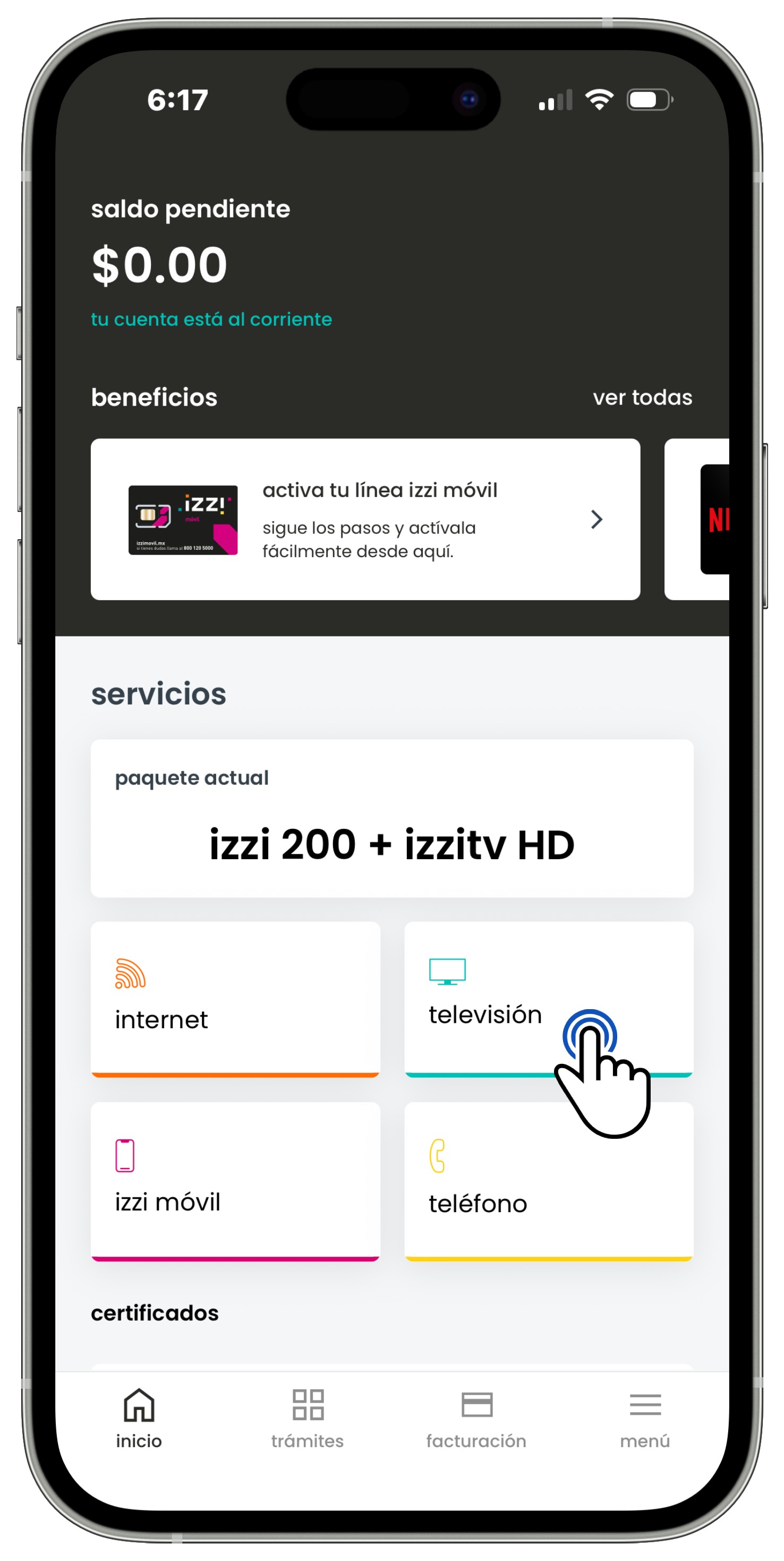 Reporta fallas de tu servicio desde izzi App – Ayuda izzi