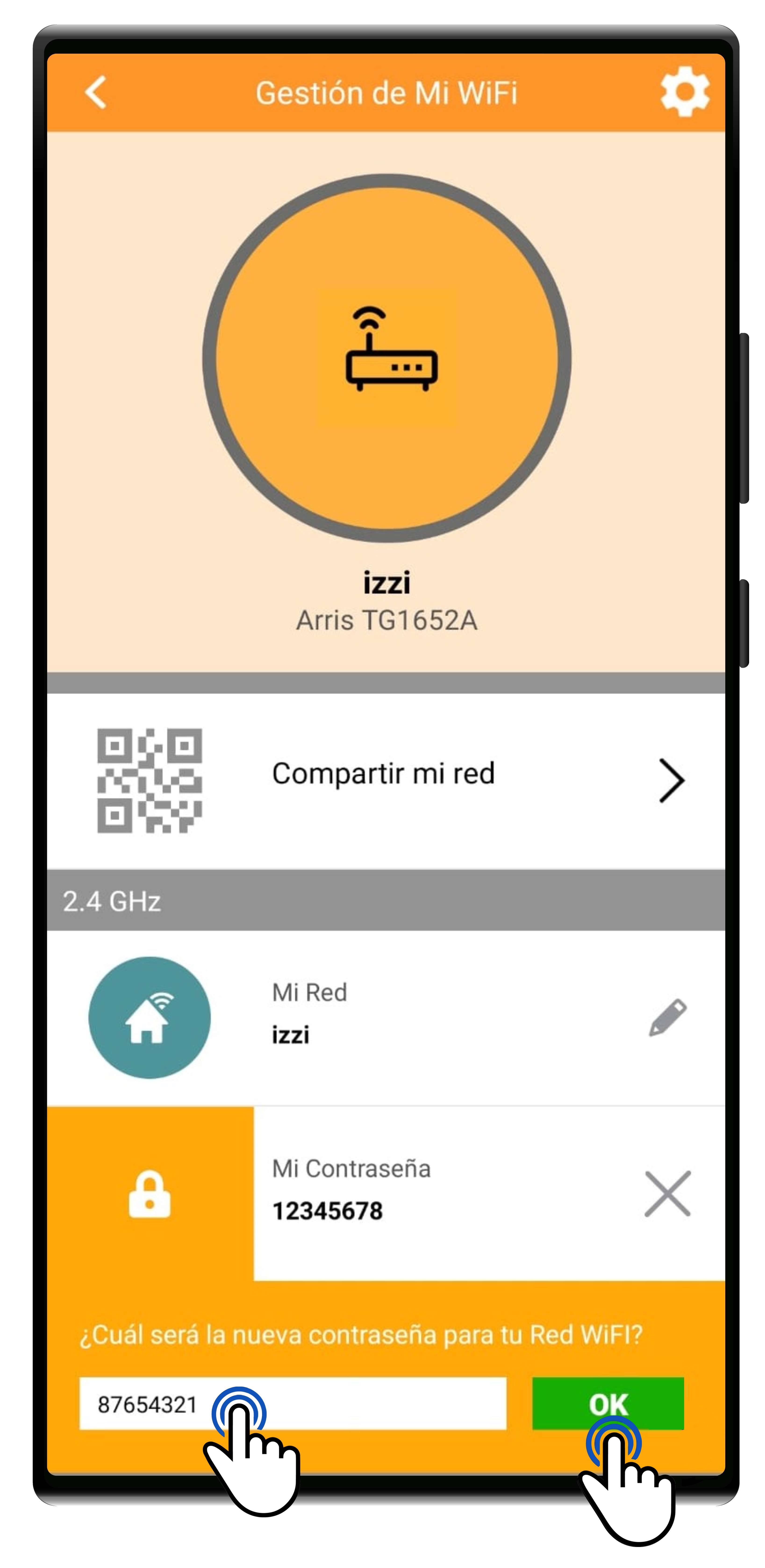 Recupera o cambia tu contraseña Wi-Fi – Ayuda izzi