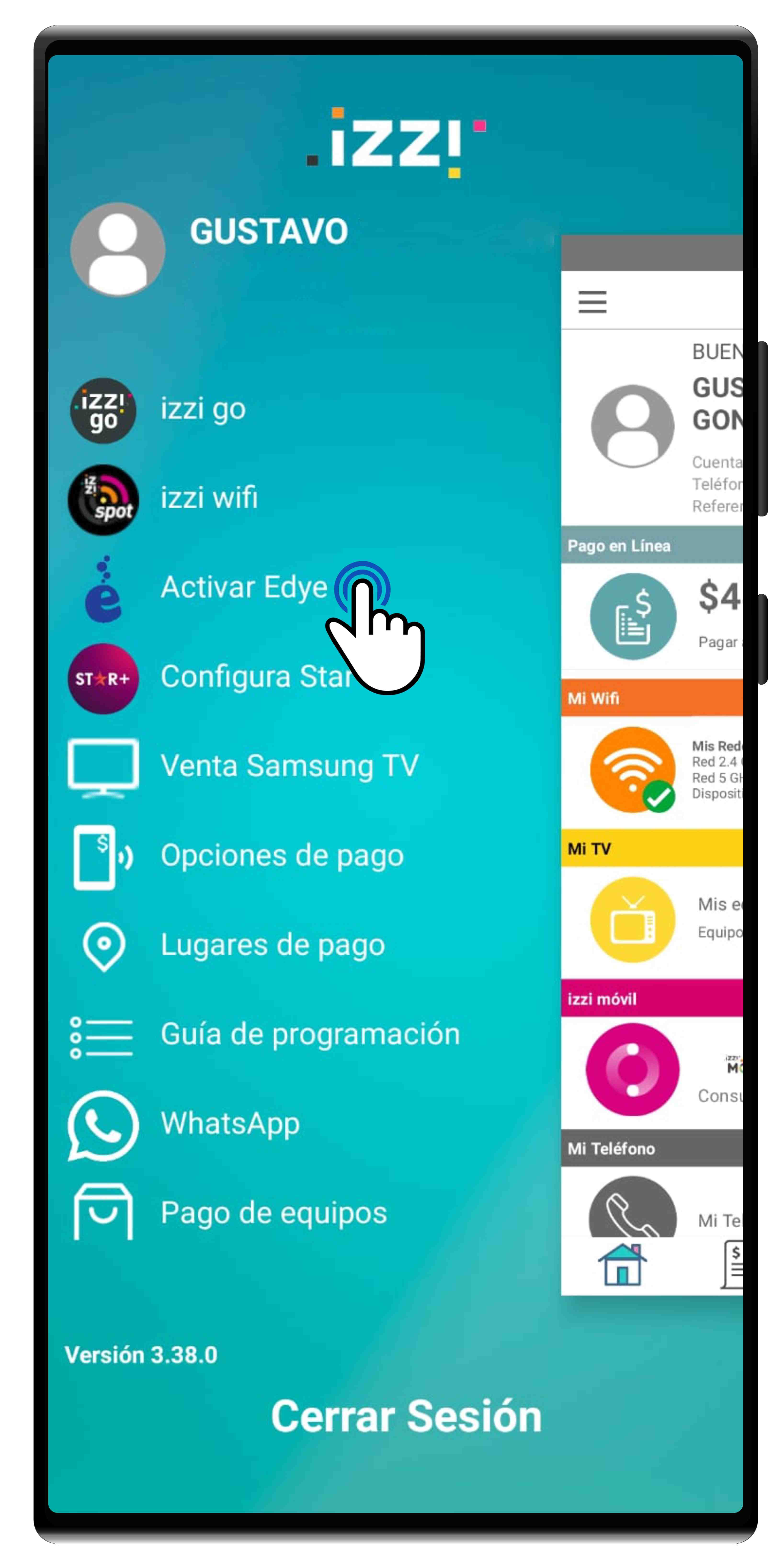 Activación Edye – Ayuda izzi