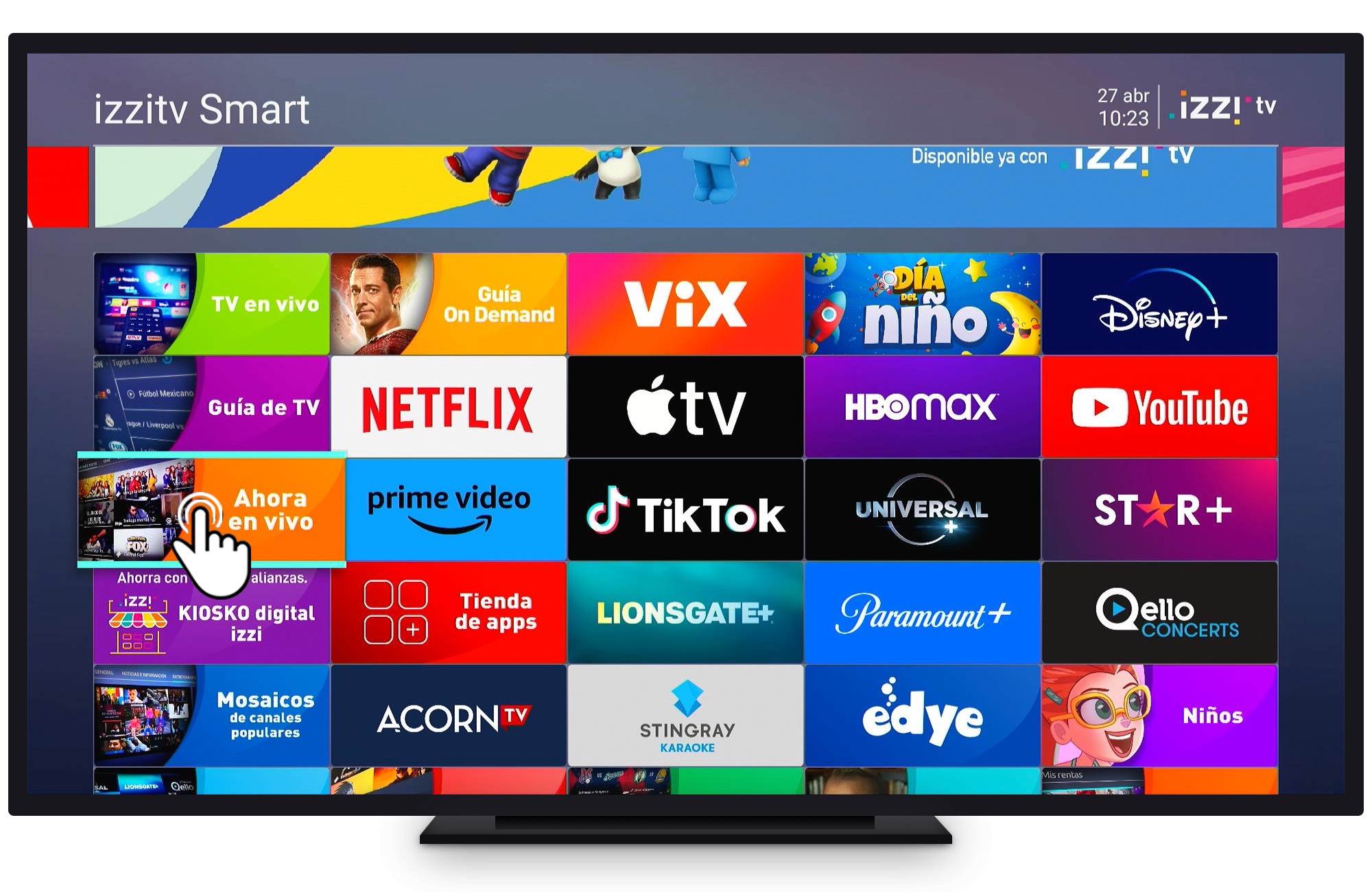 Ahora en vivo – Ayuda izzi