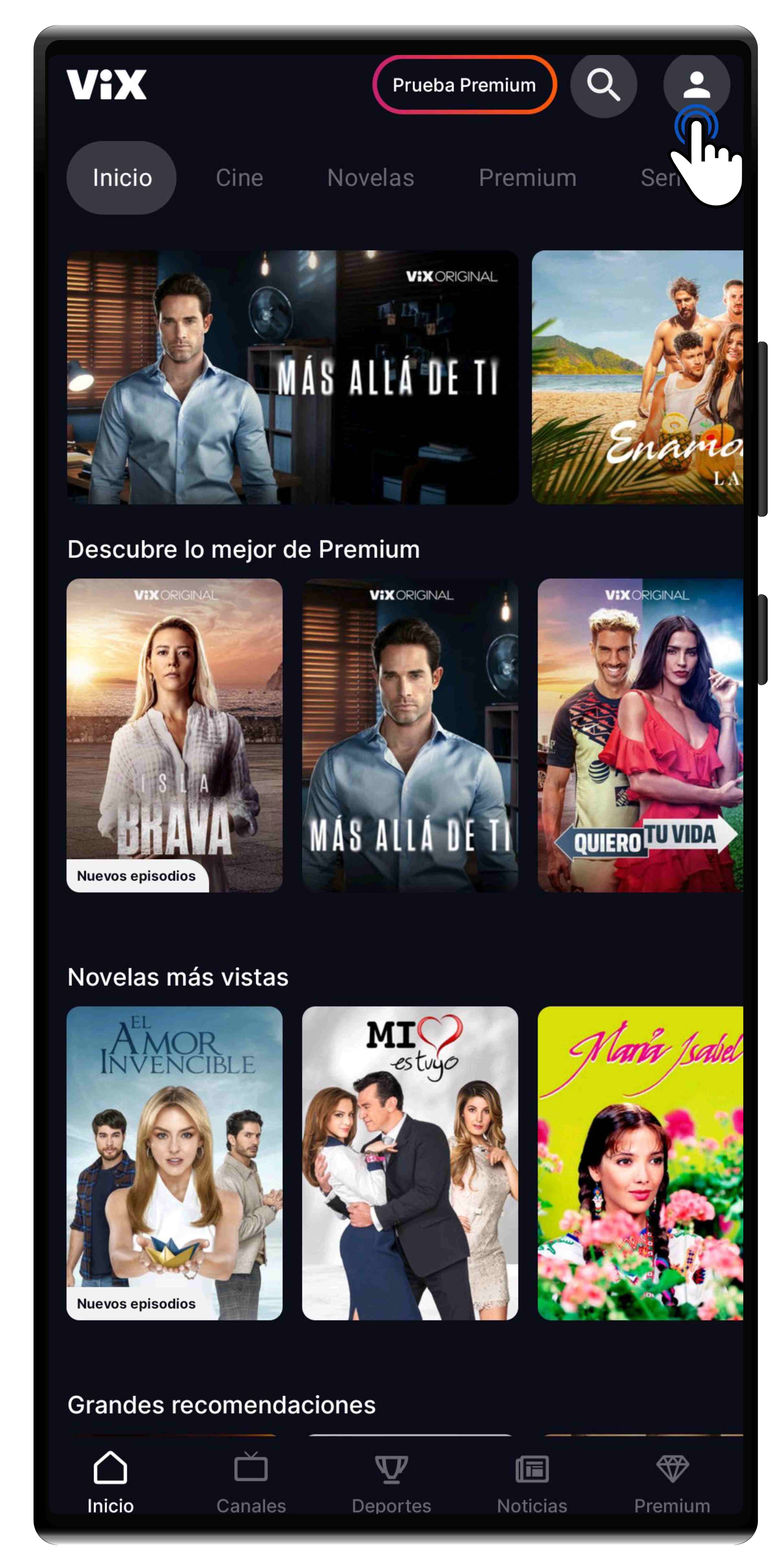 Inicio de sesión ViX – Ayuda izzi