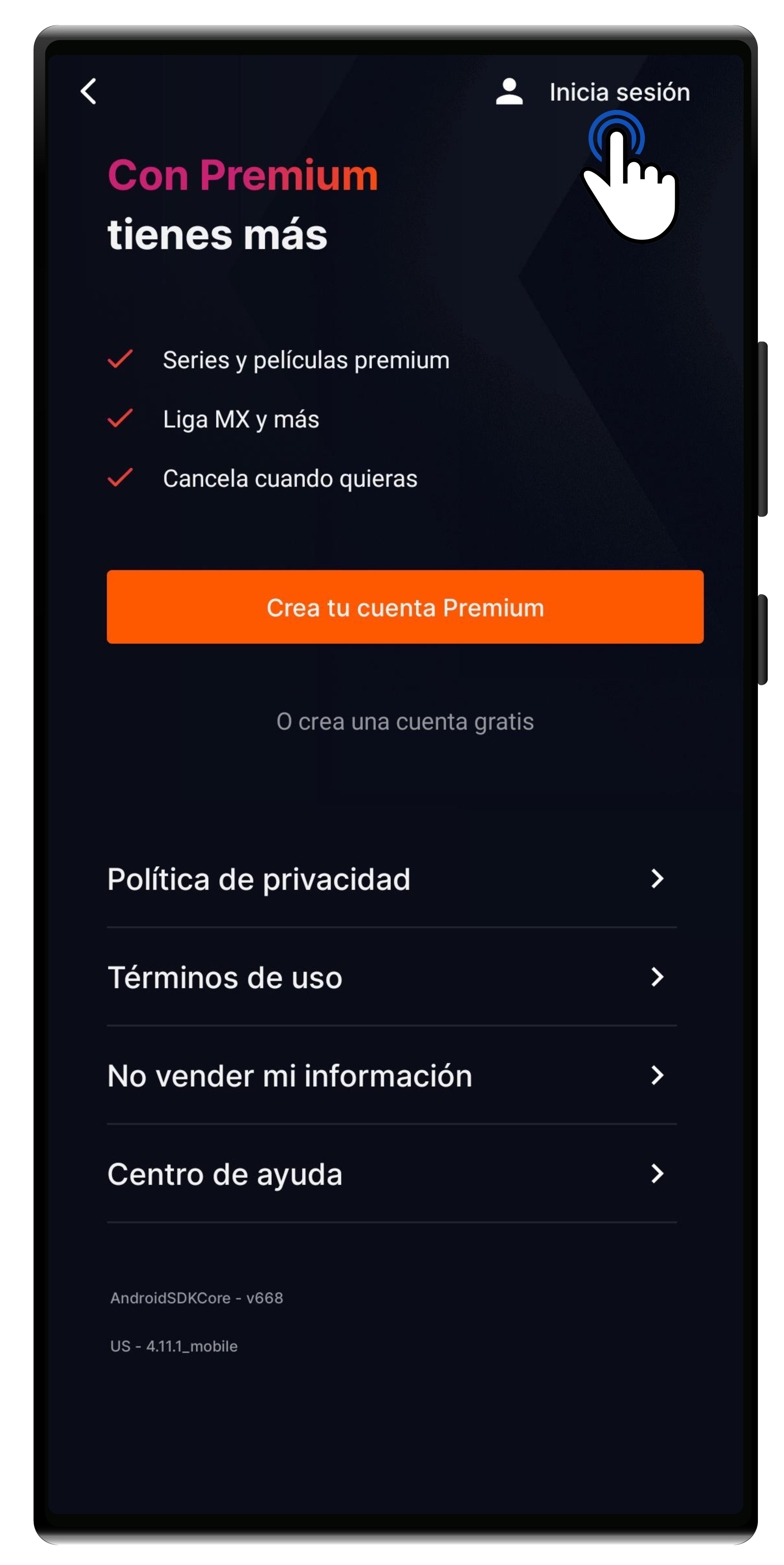 Inicio de sesión ViX – Ayuda izzi