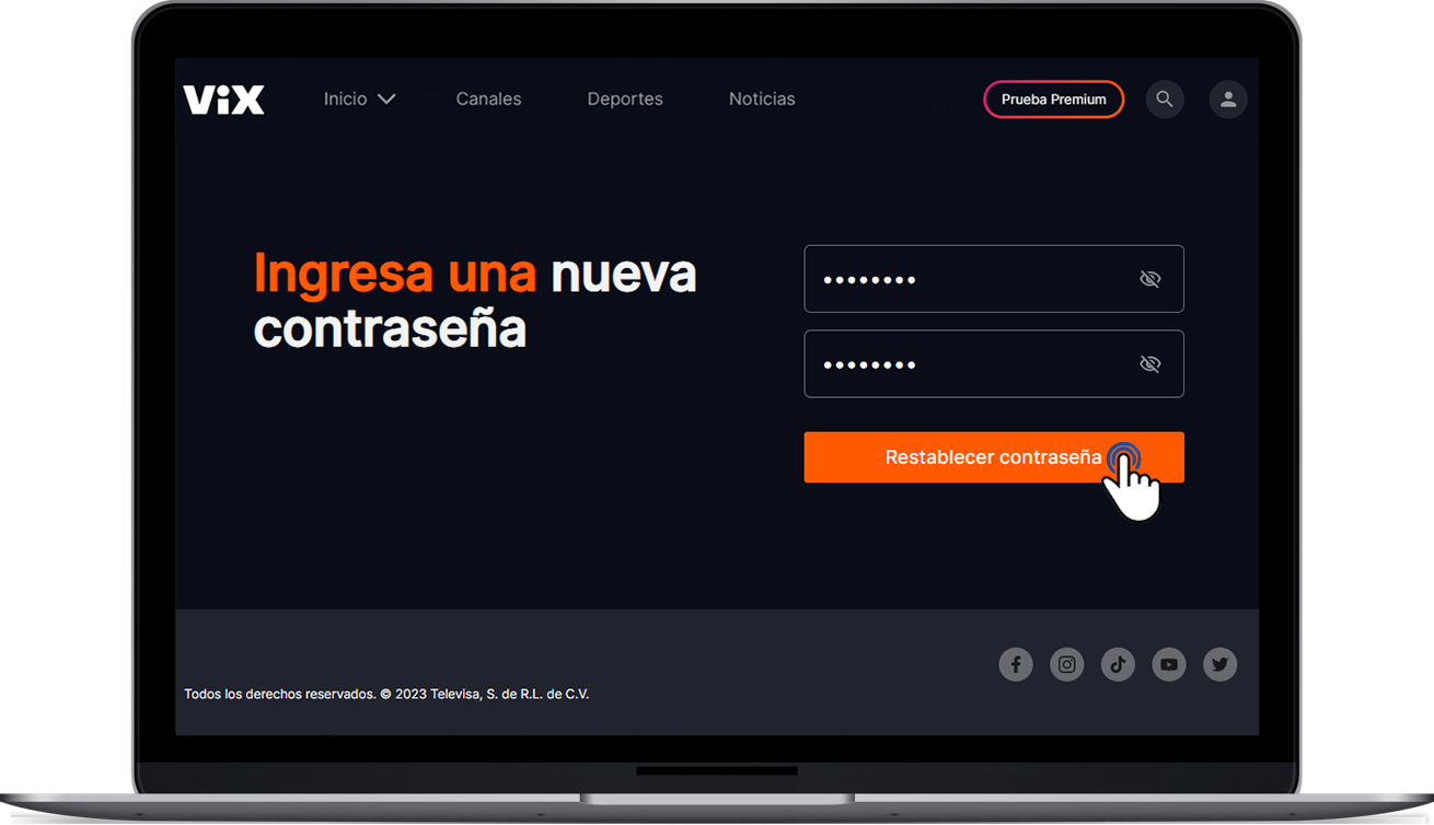 Inicio de sesión ViX – Ayuda izzi
