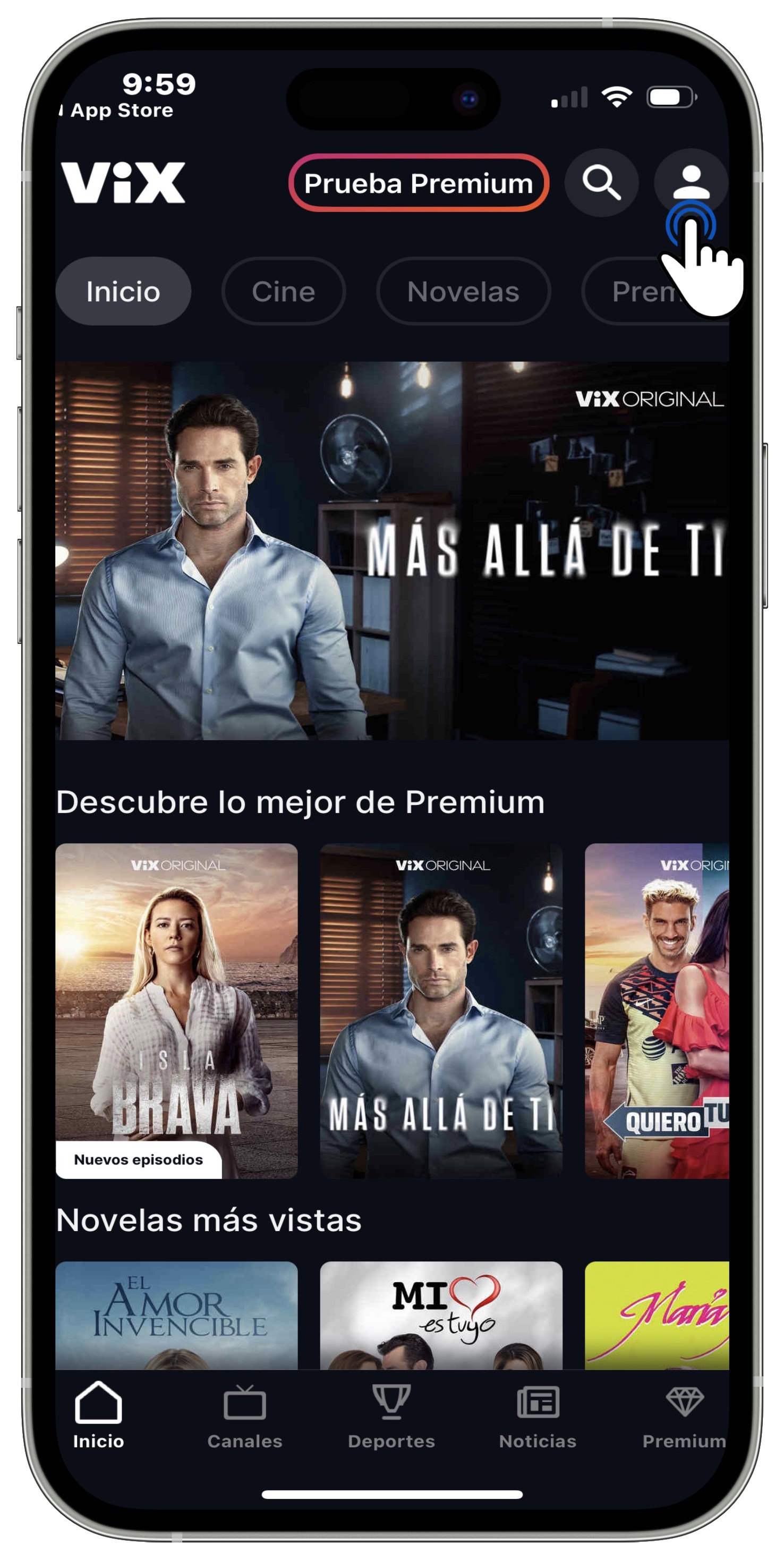 Inicio de sesión ViX – Ayuda izzi