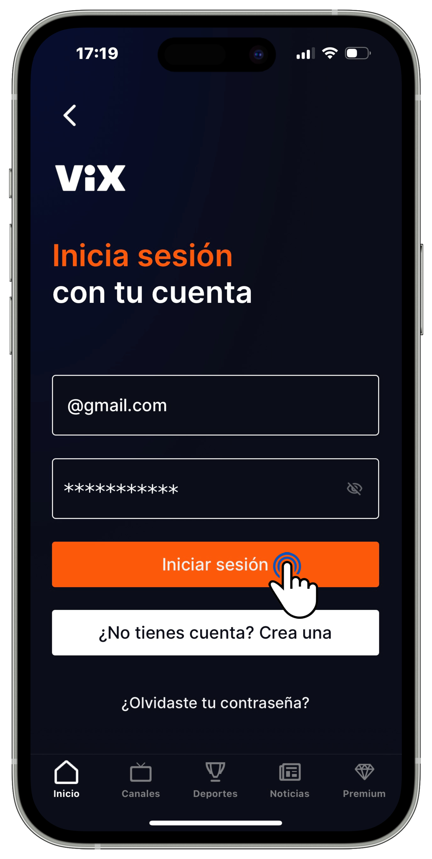 Inicio de sesión ViX – Ayuda izzi