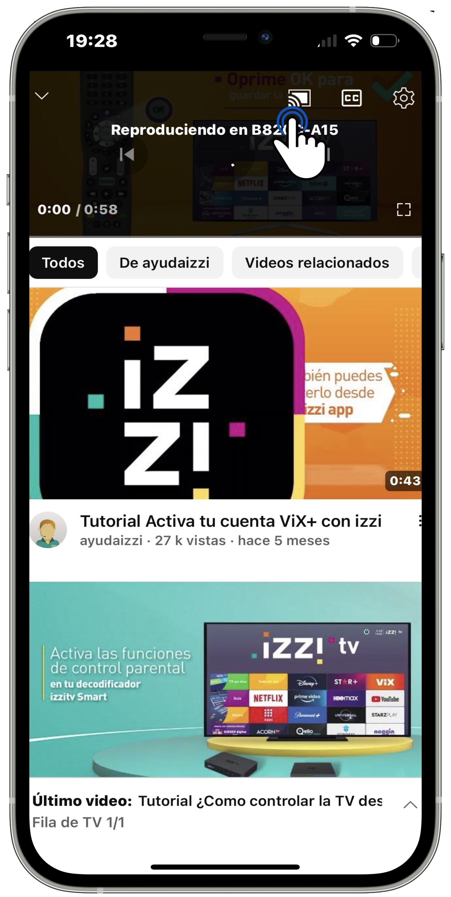 Transmite contenido a tu decodificador izzitv Smart con Chromecast – Ayuda izzi
