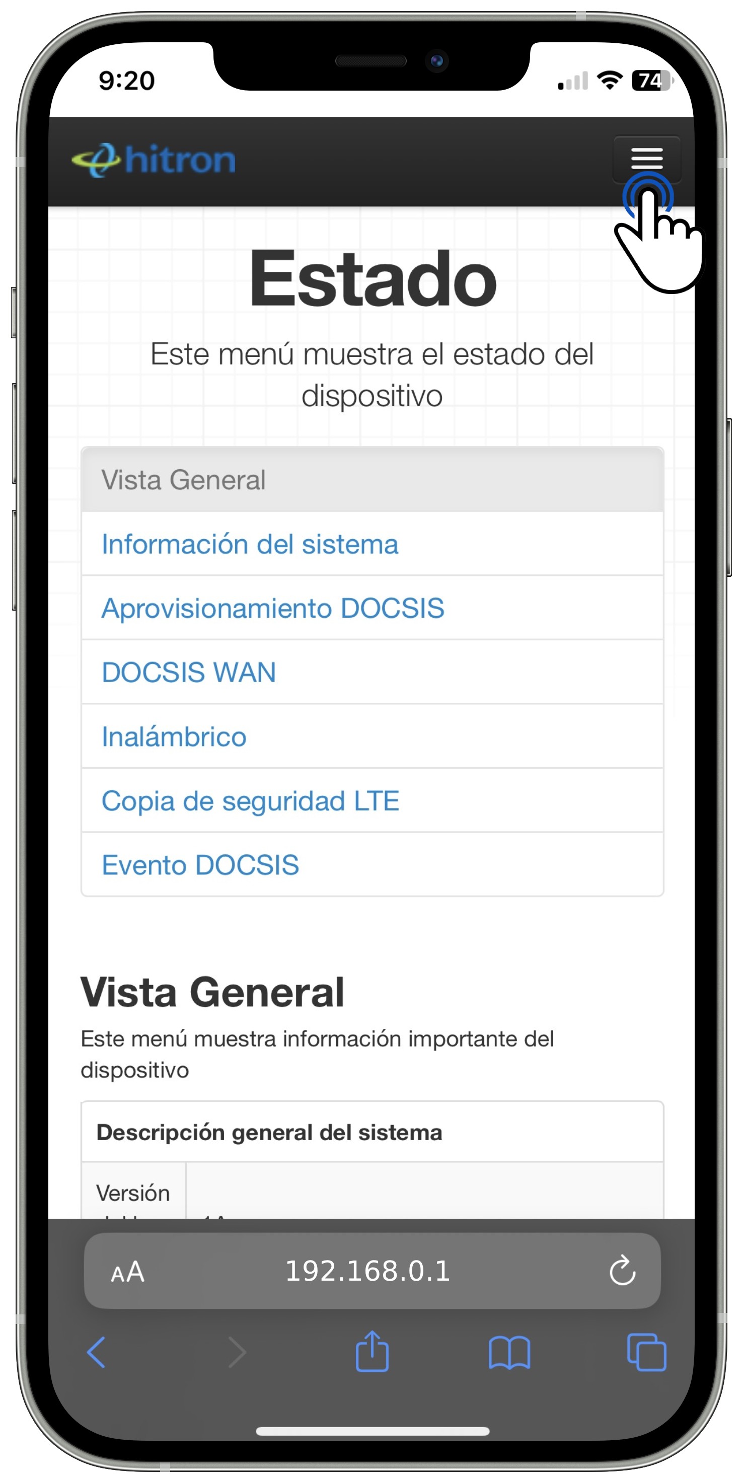 Conoce tu módem Hitron CHITA 3.1 – Ayuda izzi