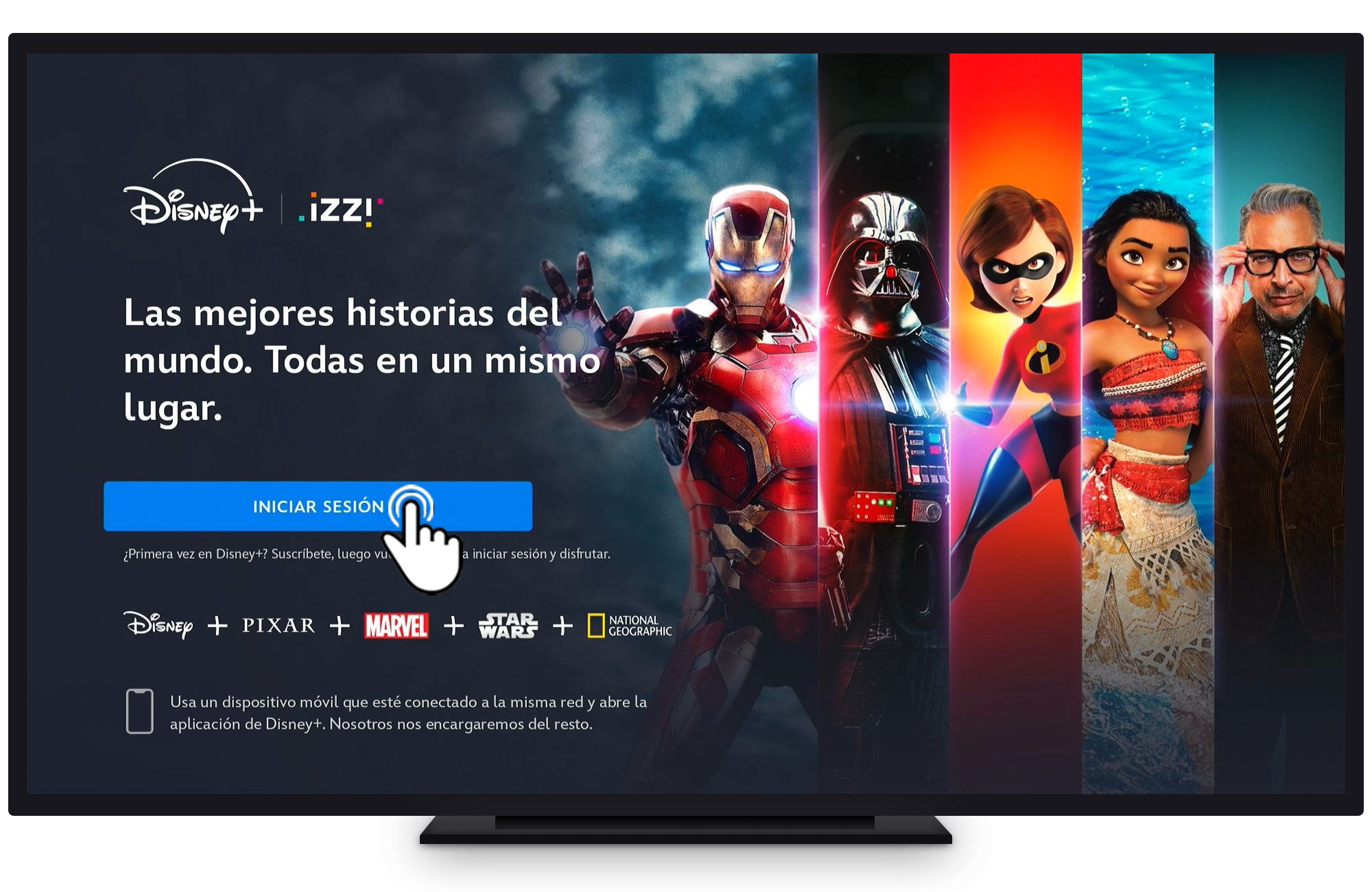 Inicio de sesión Disney+ – Ayuda izzi